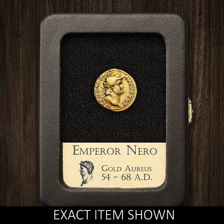 Emperor Nero | Gold Aureus – Ancient Artifacts Shop