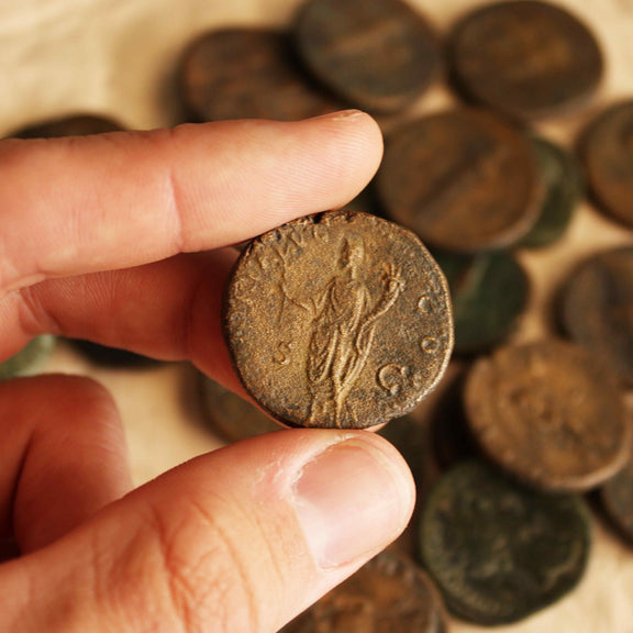 Roman Coin | Brass Sestertius – Ancient Artifacts Shop