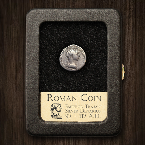 Roman Coin | Trajan Silver Denarius – Ancient Artifacts Shop